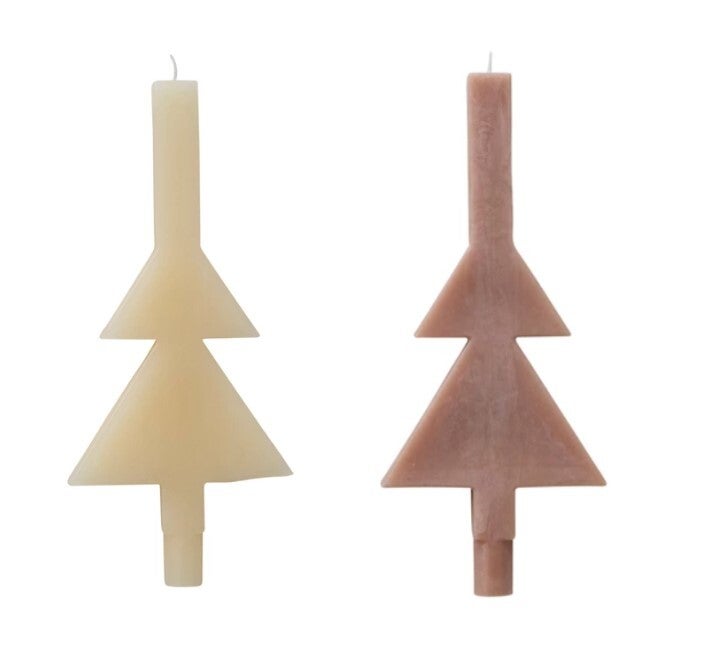 Creative Co. - Unscented Tree Shaped Taper Candle | Mama’s Happy In The ...